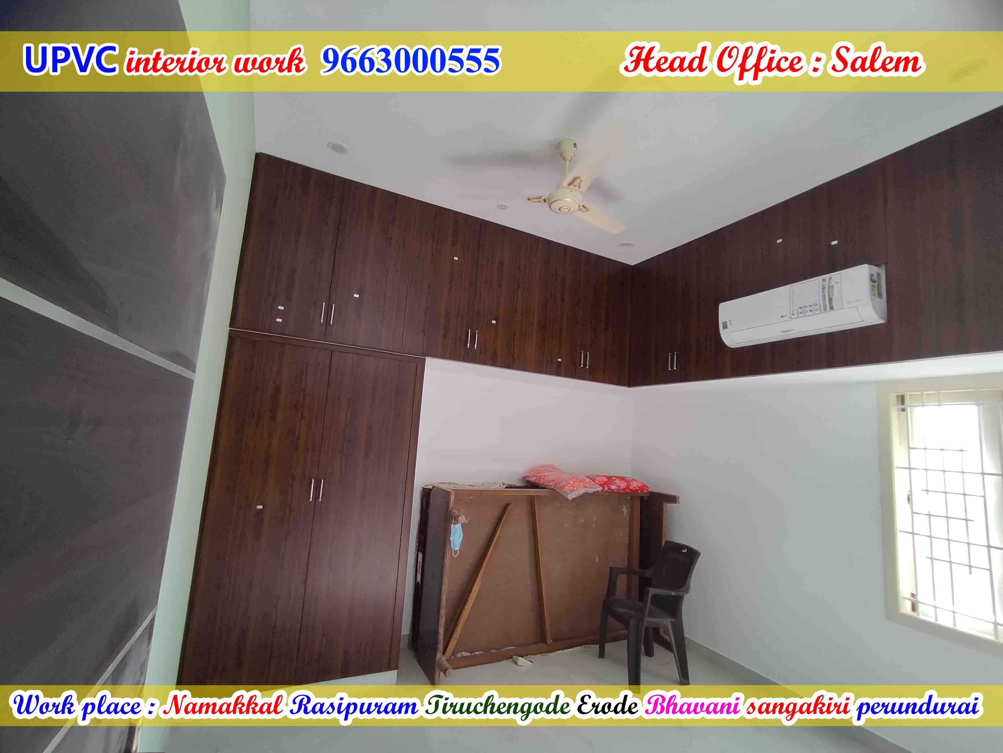 Jomson UPVC & PVC Interiors coimbatore,Tiruppur,Erode 9663000555.